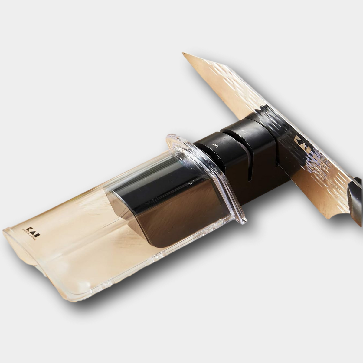 Kai Diamond and Ceramic Sharpener - for blades ground on both sides ...