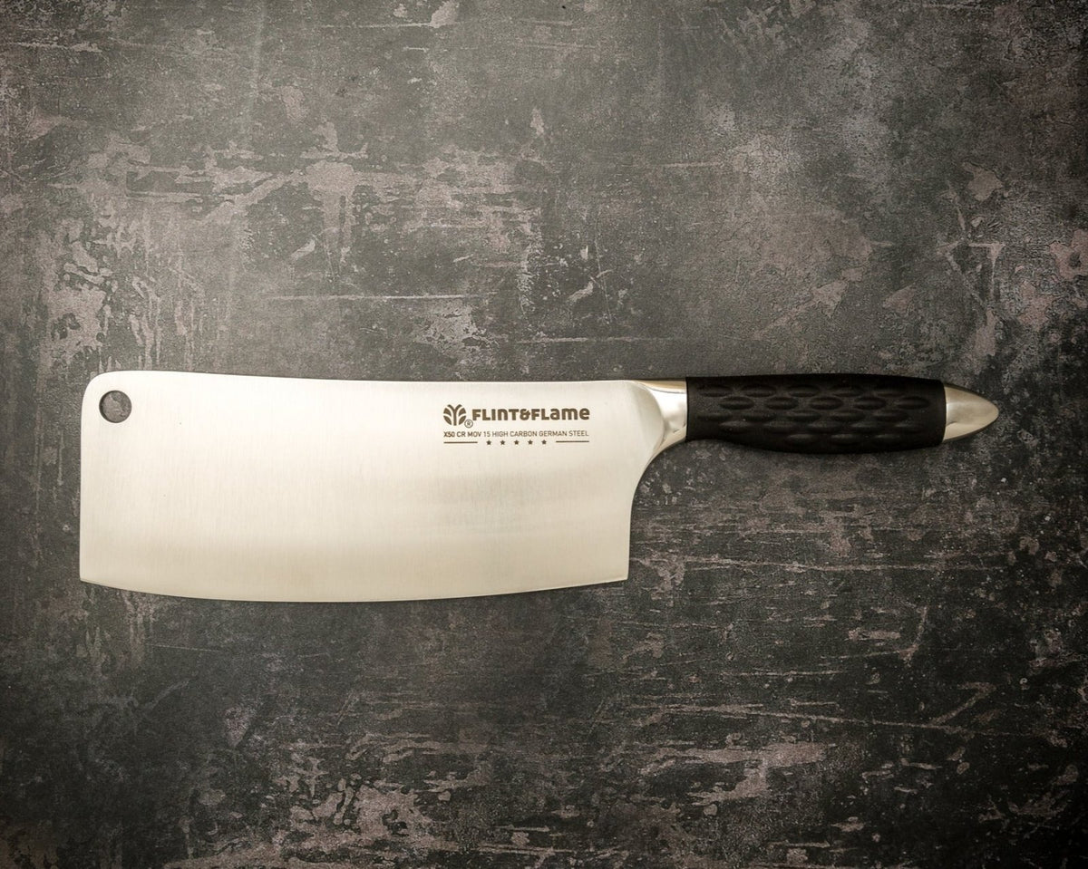 Flint & Flame Pro Series 8" Butcher's Cleaver – The Cotswold Knife Company