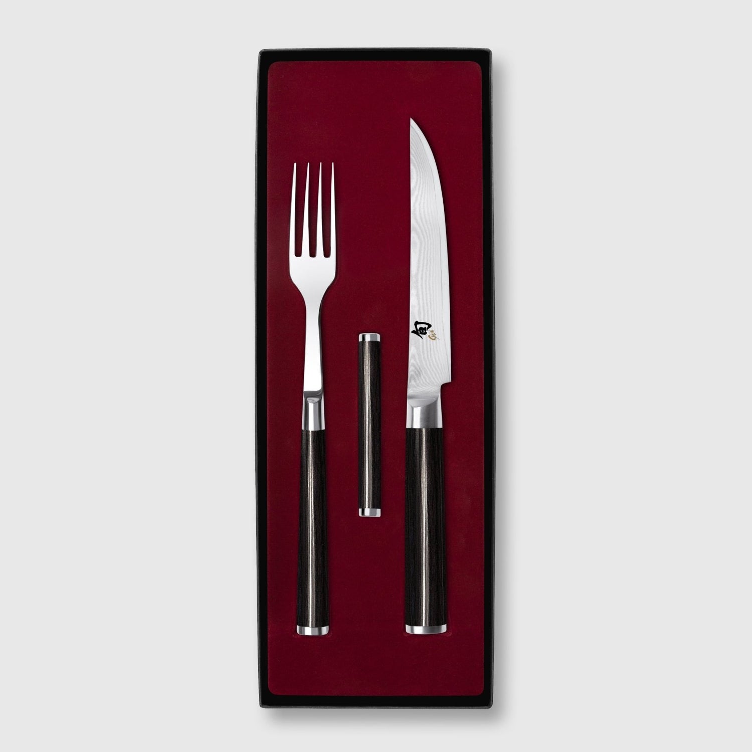 KAI Shun Cutlery Set - Knife, Fork & Knife Rest – The Cotswold Knife ...